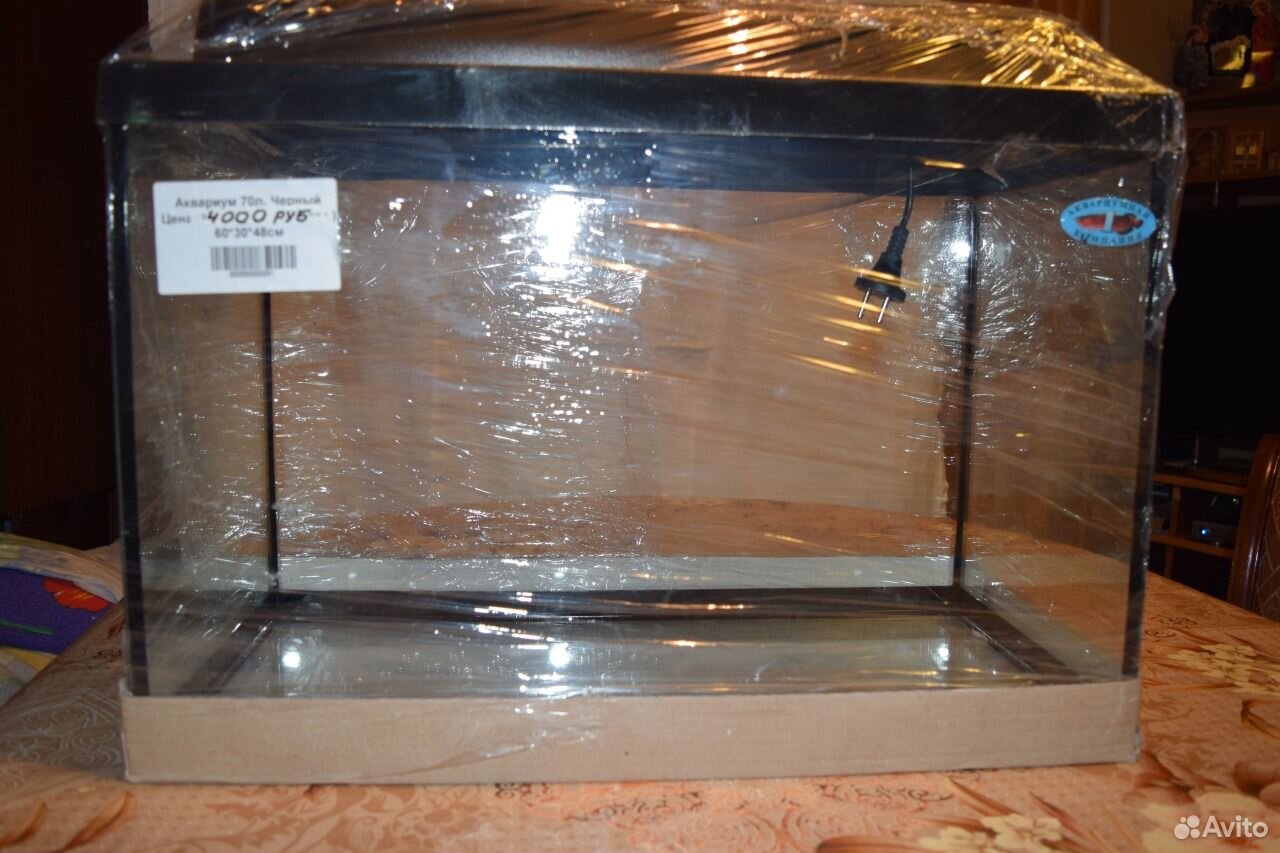 Новый аквариум 70л