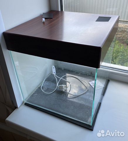Аквариум 36л с крышкой и лампой