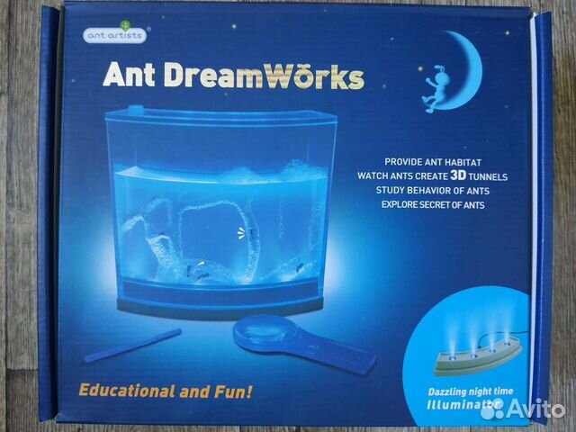 Муравьиная ферма с подсветкой ant world