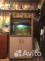 Аквариум 55литров с тумбой