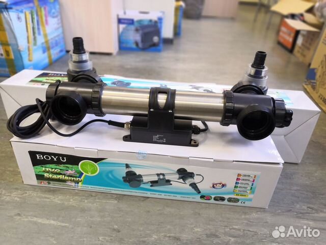 Уф стерилизатор для пруда boyu BX-55UV