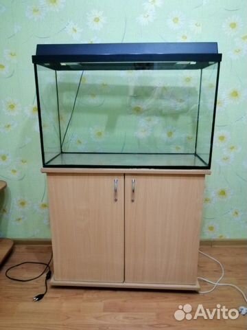 Аквариум 120л. (тумба, подсветка и аксессуары)